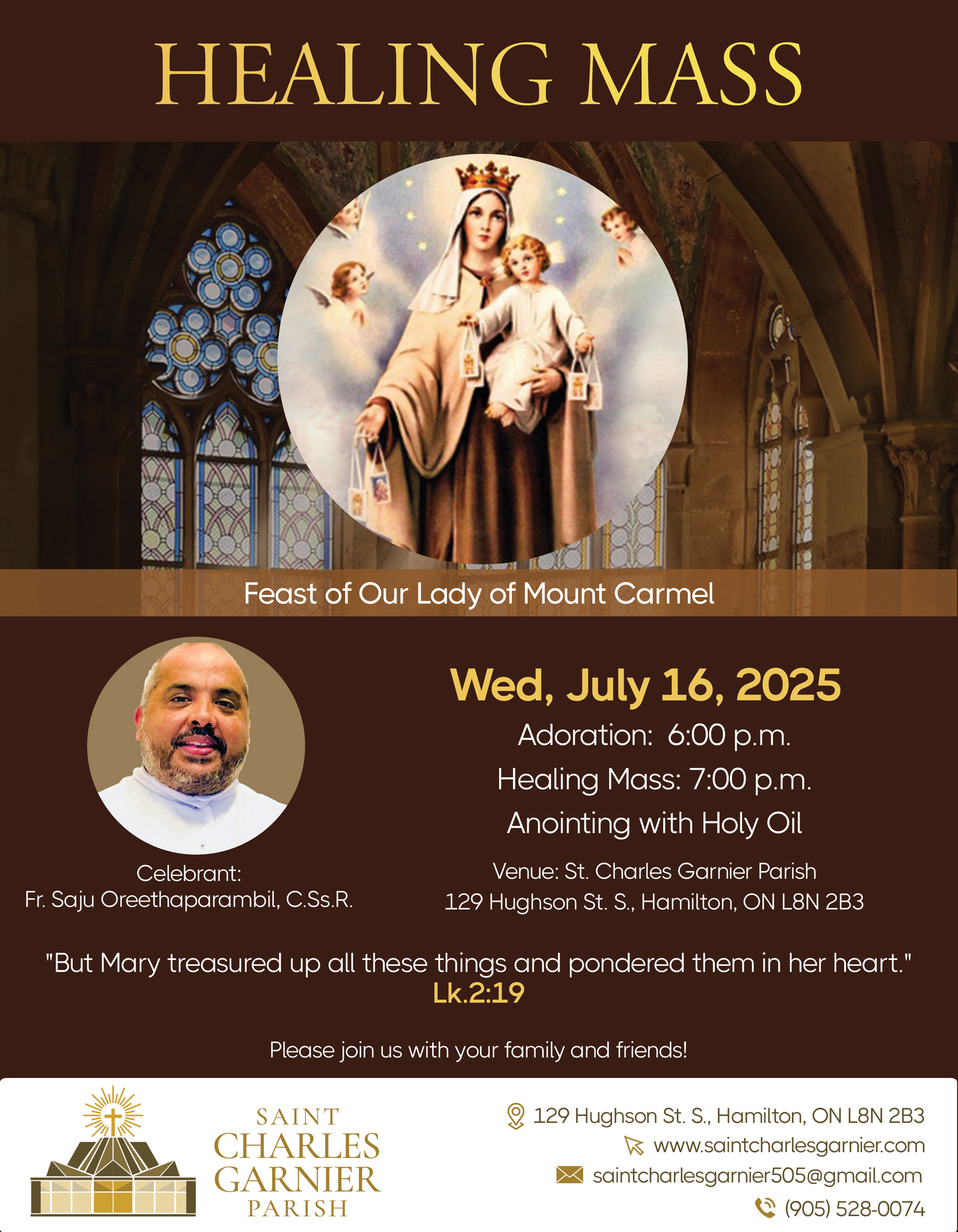 Mass & Events - St. Charles Garnier Parish